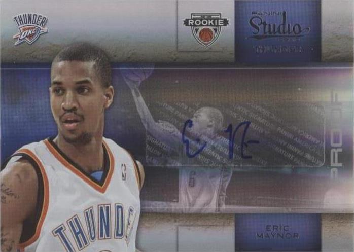 2009-10 Panini Studio - Rookie Eric Maynor #127 Proofs Silver ...
