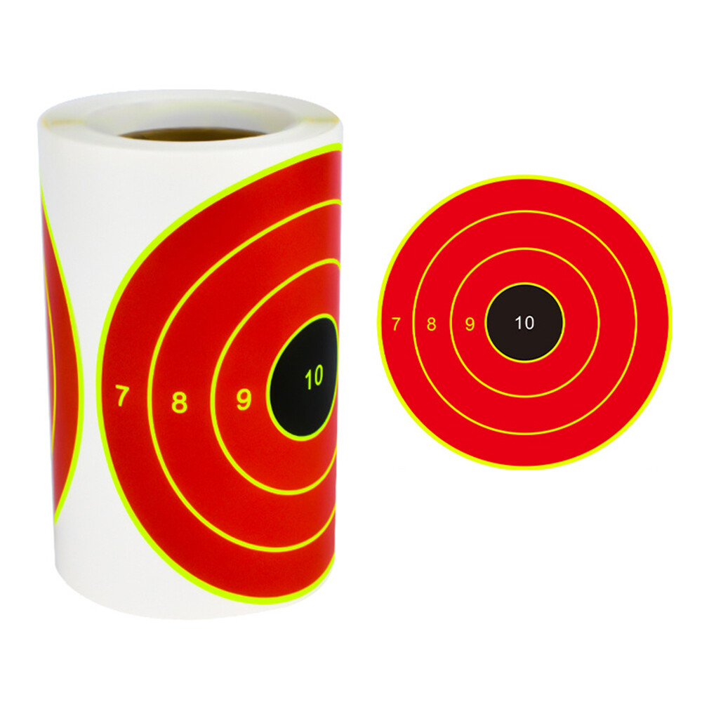 100pcs 4" inch Shooting Target Stickers Self-Adhesive Splatter Reactive ...