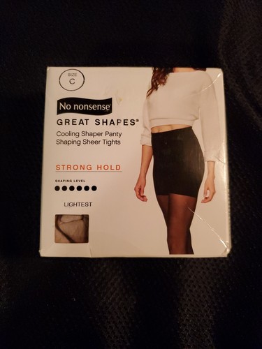 No Nonsense Great Shapes Pantyhose Cooling Shaper Panty Size C Lightest ...