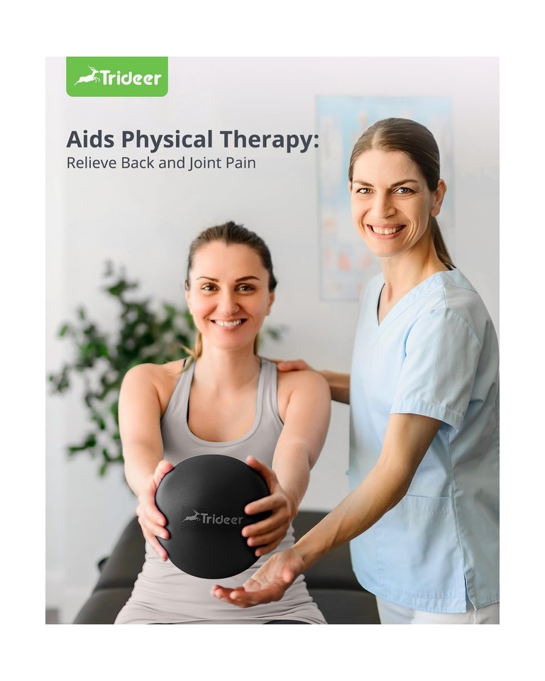 Trideer Pilates Ball 9 Inch Core Ball, Small Exercise Ball with ...