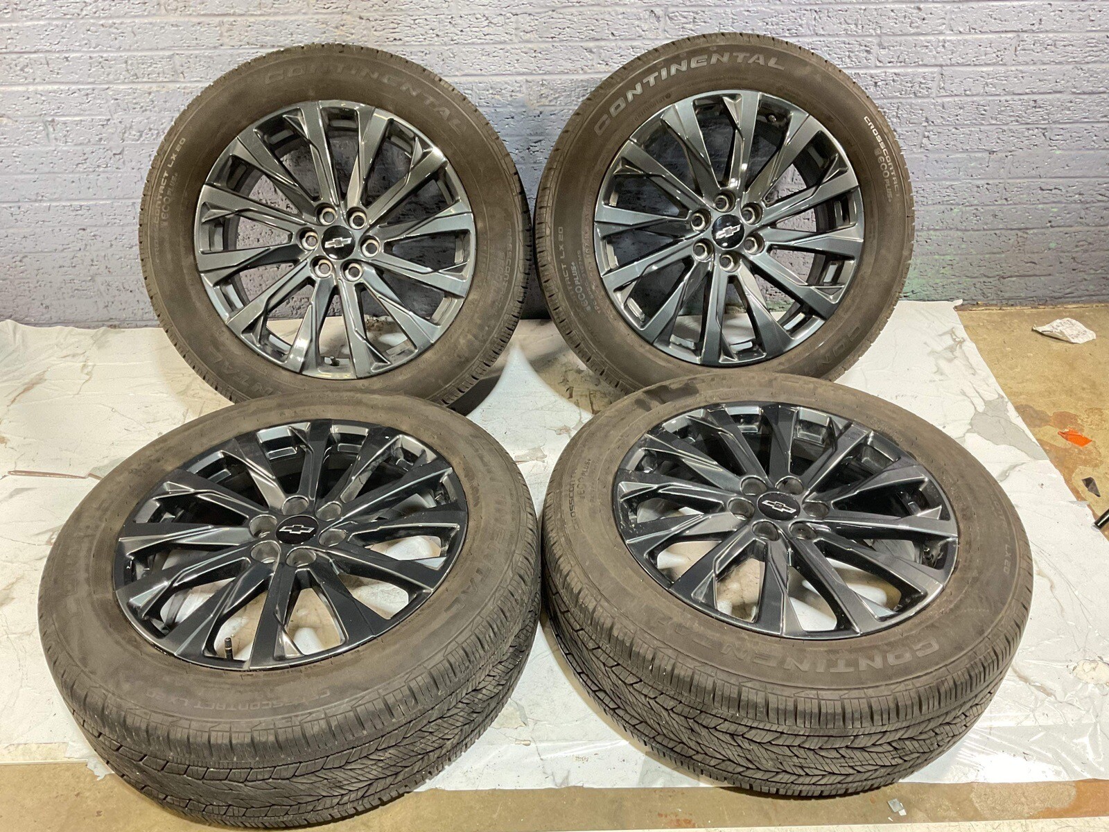 20" Chevy Blazer RS Traverse Colorado ZR2 OEM gray wheels Tires 14057 ...