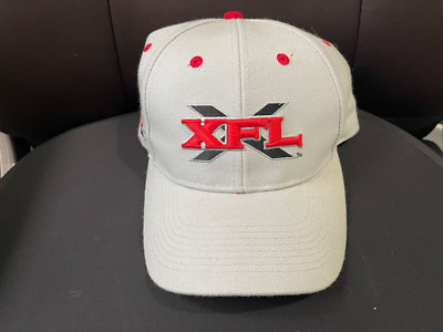 XFL 2001 Gray Logo Hat Drew Pearson Cap Football | eBay