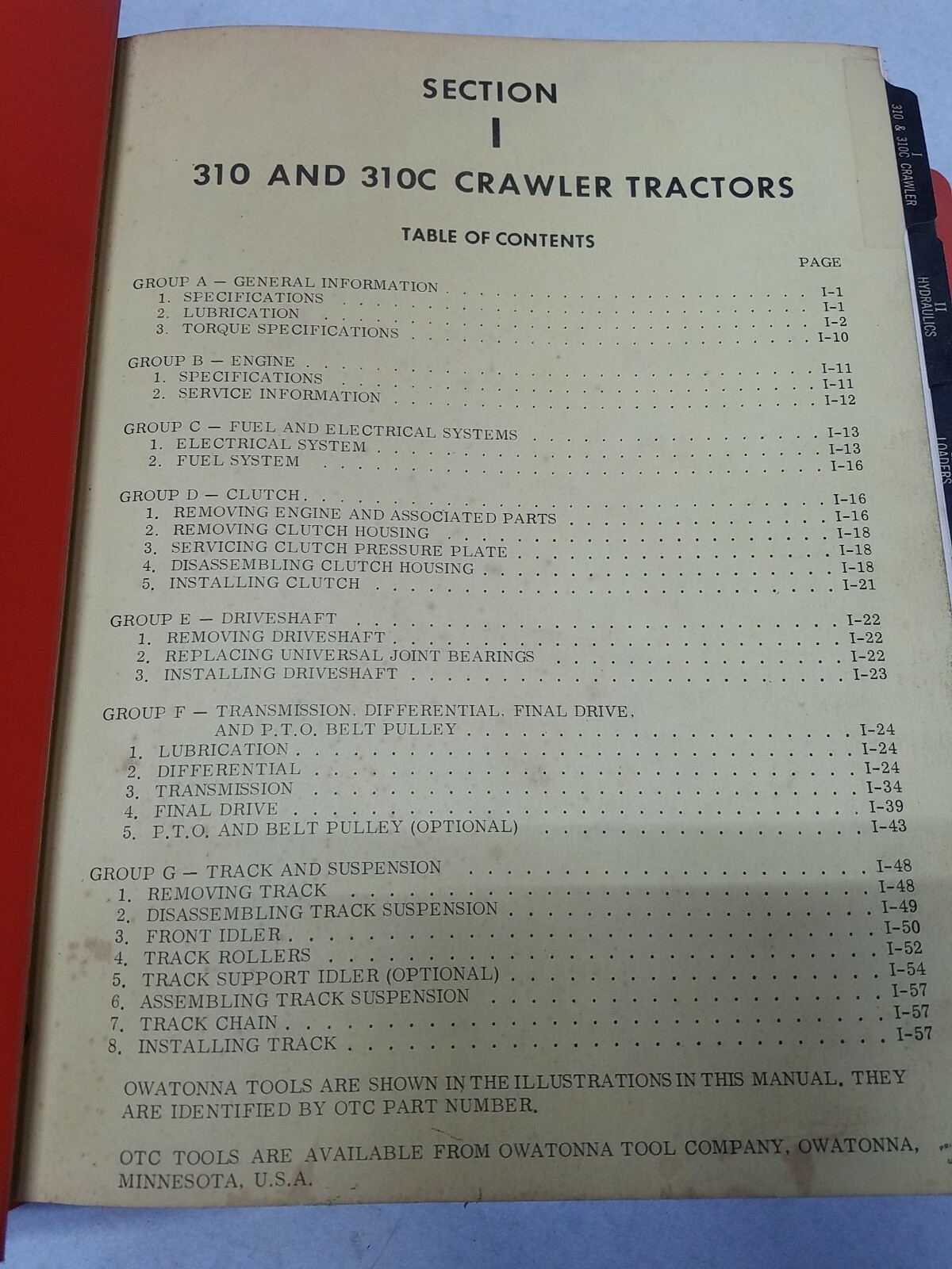 Case 310 310c crawler Tractor & more Factory Shop Service Repair Manual ...