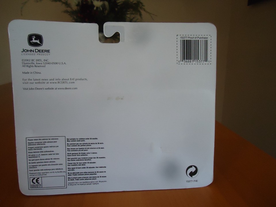 ERTL 1/64 Scale John Deere 4010 Tractor with Mounted Picker & Flarebox ...