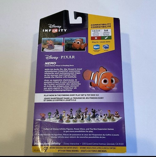Disney Infinity 3.0 FINDING NEMO Internet Based Play Set Figure Toy NEW ...