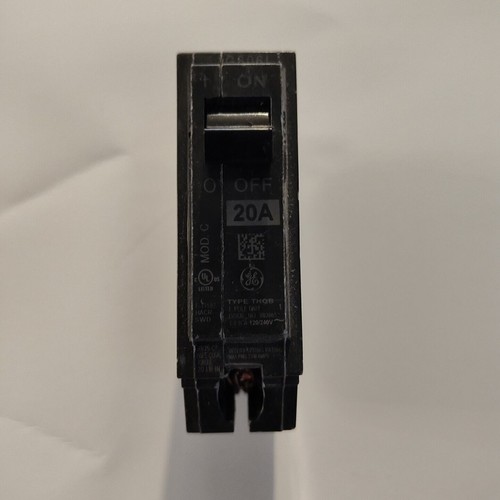 GE THQB1120 Bolt-On Type THQB Circuit Breaker 1-Pole 20 Amp | eBay