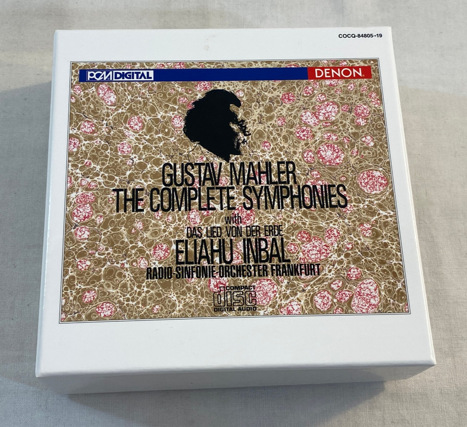 GUSTAV MAHLER The Complete Symphonies Eliahu Inbal 15 CD Box Set LN ...