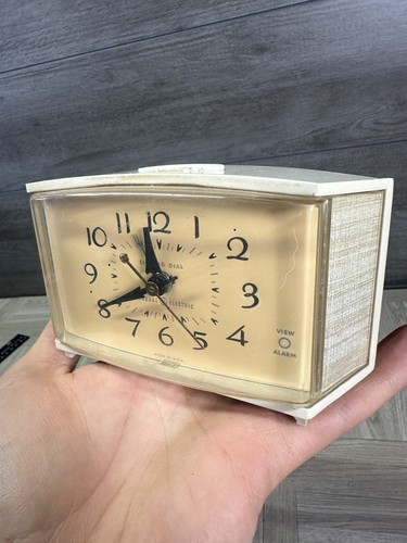 Vintage General Electric GE USA Made Table Alarm Clock Tested Electric ...