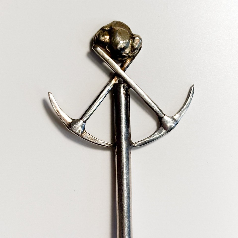 + CRIPPLE CREEK SPOON MINER'S PICKAXE SOLID STERLING SILVER 925 ...