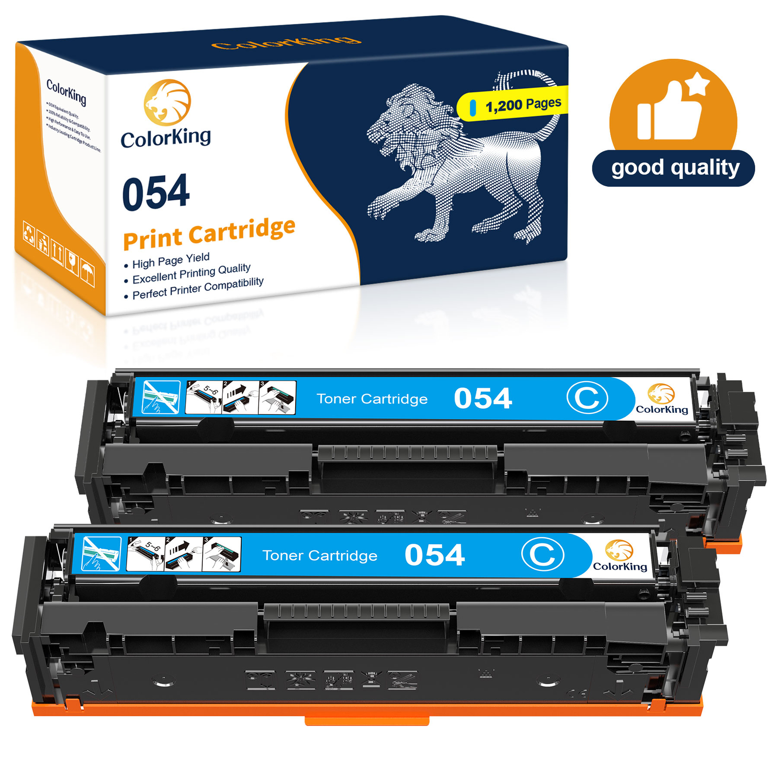 2x Toner Compatible for Canon 054 ImageCLASS MF641cw MF642cdw MF644cdw ...