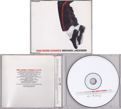 Michael Jackson ONE MORE CHANCE SAMPCS 13480 Maxi CD Single PROMO 2003 ...