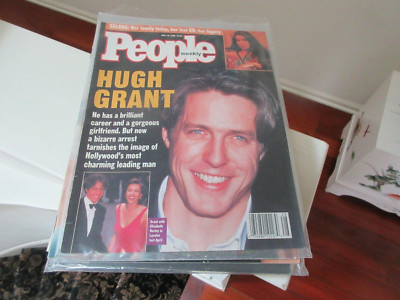 People Magazine July 10 1995 HUGH GRANT Arrest Elizabeth Hurley Selena ...