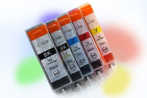 10x Ink Cartridge PGI 520 CLI521 for Canon MP640 MP560 MP550 MX870 ...