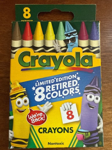Crayola Crayons Limited Edition With 8 retired colors (1box) Dandelion ...