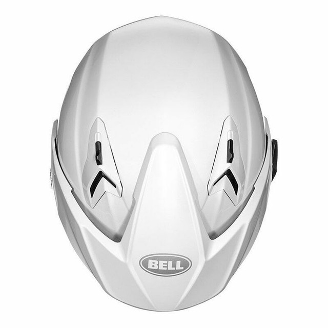 Bell Motorcycle Mag-9 Open Face Helmet Solid Colors MD Pearl White ...