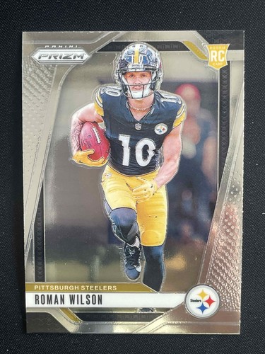 Roman Wilson 2024 Panini Prizm Football NFL RC #384 | eBay