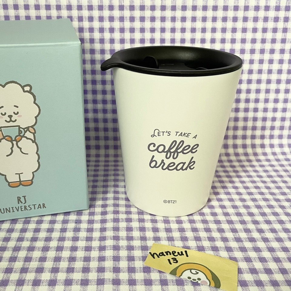 BTS BT21 RJ stainless steel tumbler JIN Japan line friends mug | eBay