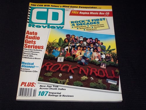 1989 OCTOBER CD REVIEW MAGAZINE - ROCK N ROLL FRONT COVER - E 1617 | eBay