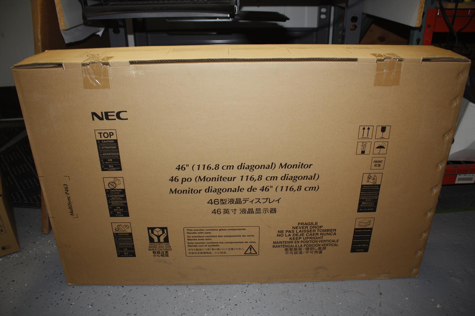 NEC MultiSync P463 46" LED Backlit Professional-grade Large Screen ...