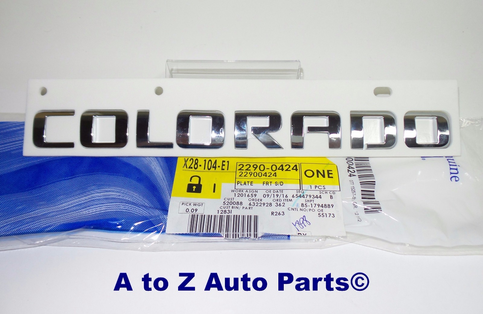 Chevrolet GM OEM 15-16 Colorado Emblem Badge Nameplate 22900424 for ...