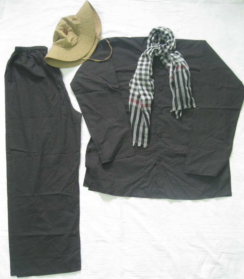 L , Uniforms , Male AO BABA , VC suit , VIETCONG'S UNIFORMS Fighter ...