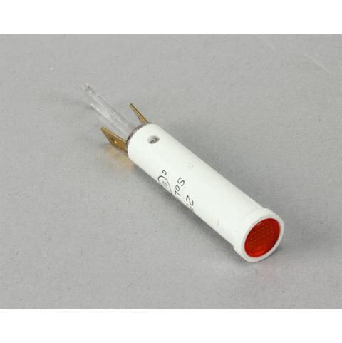 Apw Wyott Ind Light; 3/8 Dia, 250V Neon, 0.187 Tabs, White B 1514000 ...