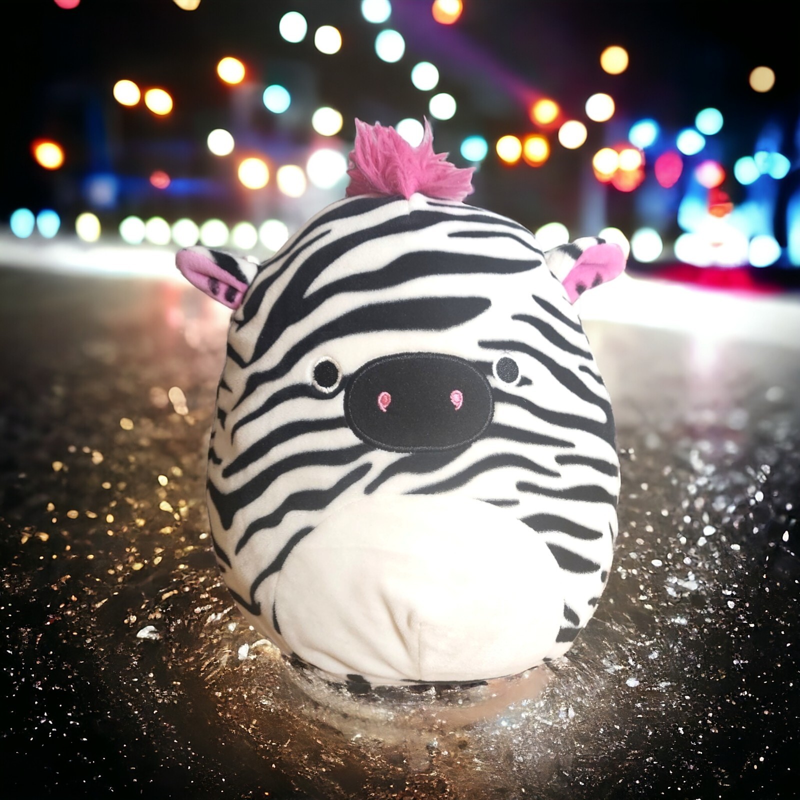 Squishmallows Tracey The Zebra 8" Plush Toy pink Mohawk KellyToy Pre ...