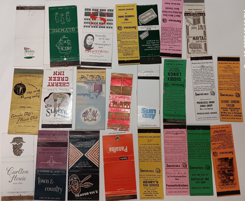 2 inch Matchbook covers mixed sizes over 20 NY, OH, CO, VA, NE | eBay