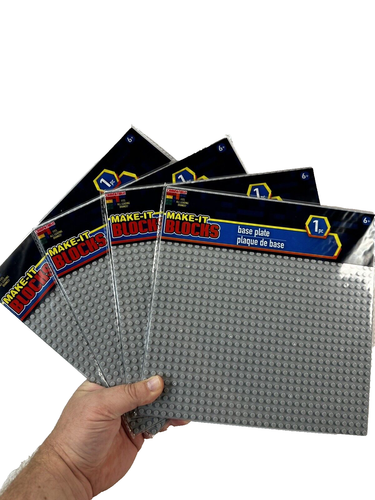 4 PACK Standard Building Block Baseplates (32 Studs x 32 Stud) Base ...
