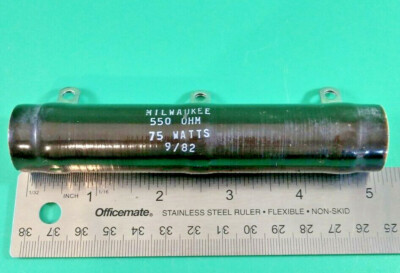 MILWAUKEE 550-75-5 WIREWOUND POWER RESISTOR 550OHM 75W +-5% | eBay