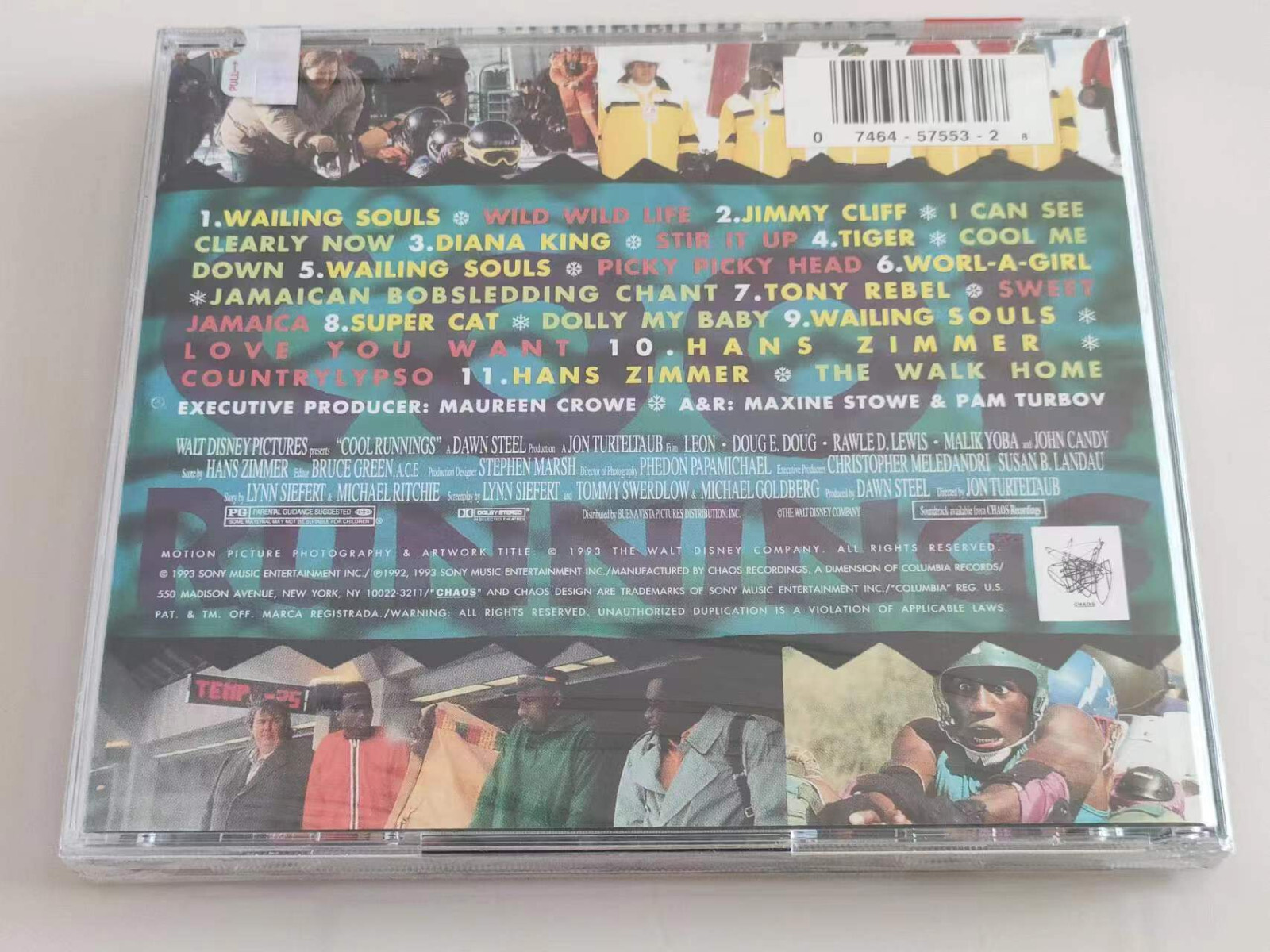 Cool Runnings by Original Soundtrack (CD, Sep-1993, Chaos Recordings ...