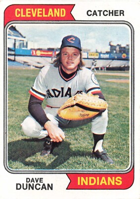 Dave Duncan Cleveland Indians 1974 Topps Baseball Card #284 | eBay