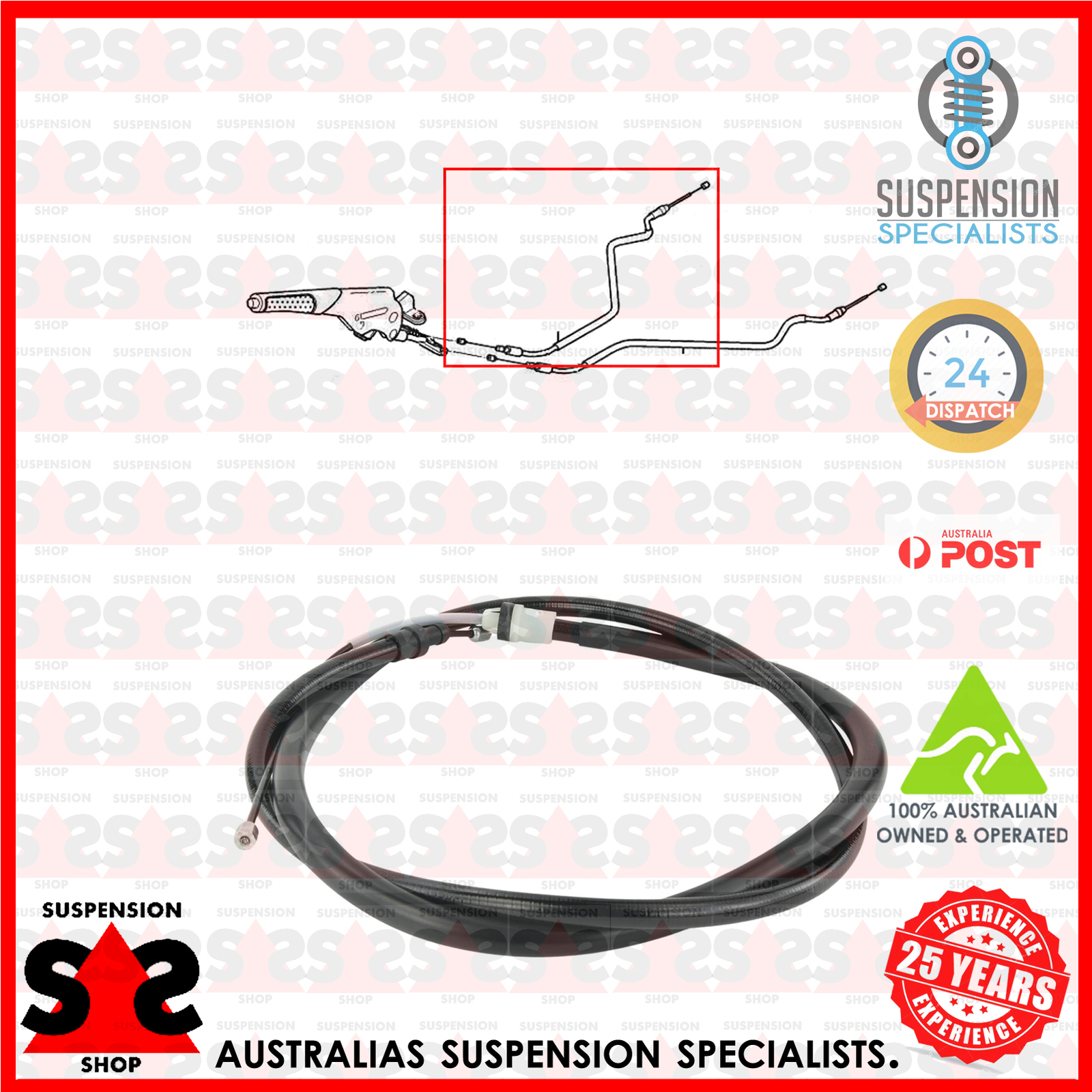 Right Rear Cable Pull, Parking Brake Suit CITRO?N Berlingo Box Body/Mpv ...