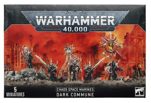 Warhammer 40K Chaos Space Marines Dark Commune Miniature Figures 43-87 ...