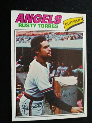 1977 Topps Baseball Card # 224 Rusty Torres - California Angles | eBay
