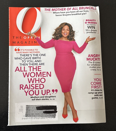 O, The Oprah Magazine May 2019 Mothers & Daughters, Brunch Volume 20 ...