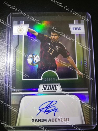2023-24 panini score FIFA Adeyemi 141/199 Auto Signature Germany 2024 ...