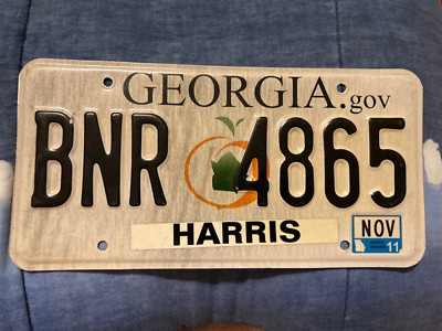 Vintage 2011 Harris Co. Georgia License Plate | eBay