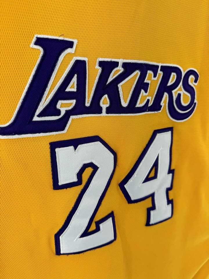 VTG Adidas LA Lakers #24 KOBE Bryant STITCHED Jersey Mens Size 54 Read ...