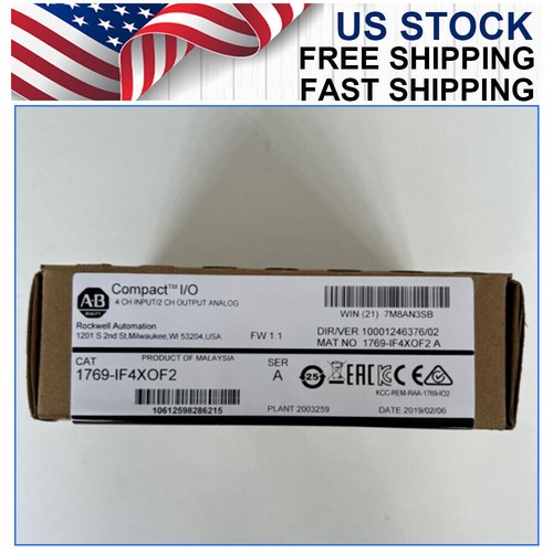 2022 Factory Sealed 1769-IF4XOF2 CompactLogix Analog 4 inputs 2 outputs ...