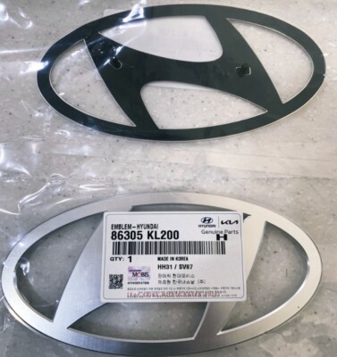 OEM 86305-KL200 Front Emblem 'H' Logo Symbol Mark for Hyundai IONIQ 6 ...