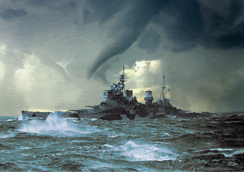 HMS HOWE - LIMITED EDITION ART (25) | eBay UK