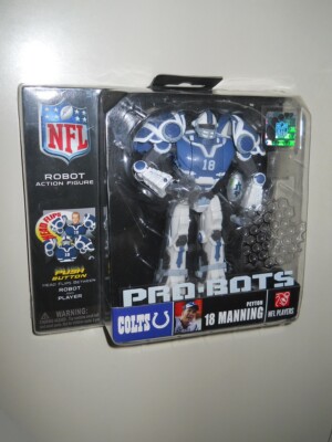 PEYTON MANNING ( 6" ) NFL PRO-BOTS ( 1ST VERSION ) COLTS HOF QB ACTION ...