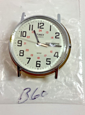 1988 Mens Timex LA Cell Quartz Day Date Watch New Battery 43 Running | eBay