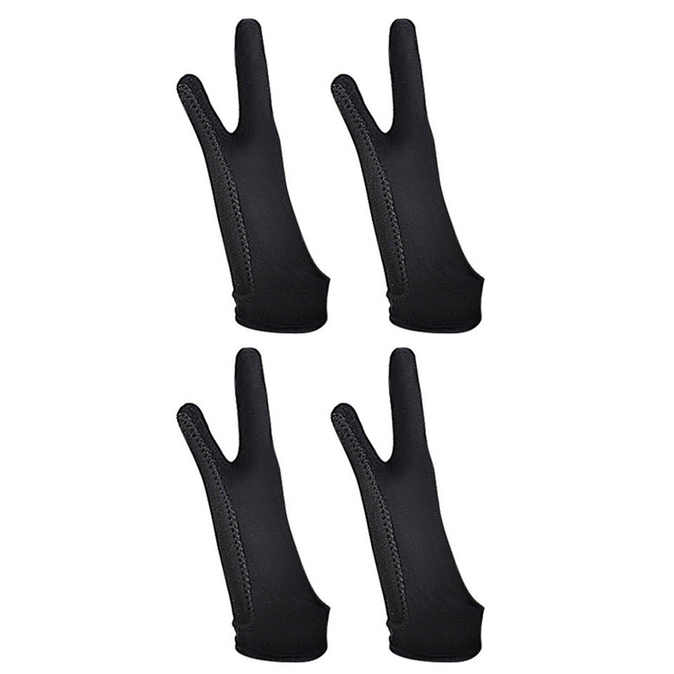 2 Pairs Artist Drawing Glove Anti-accidental Touch Gloves "drawing ...