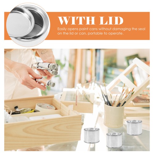 Set of 2 Multipurpose Paint Storage Containers Oil Painirong Bucket ...