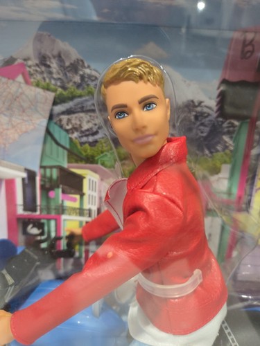 RARE NRFB Barbie Pink Passport Ken Doll with Motorcycle | eBay