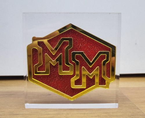 One Off Mighty Max Emblem Acrylic Logo 1 Of 1 Very Rare Custom Made | eBay