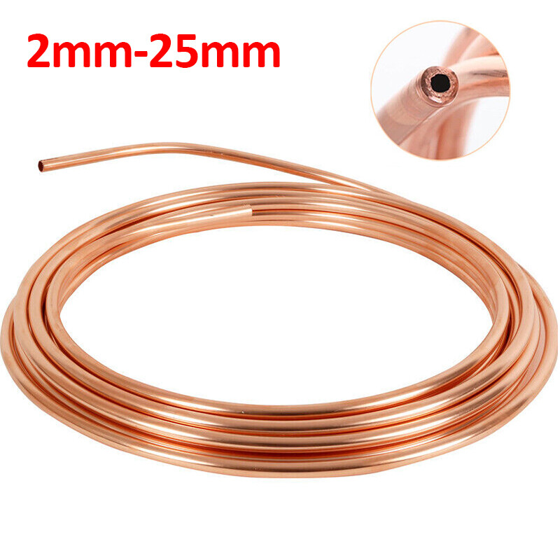 Copper Tube Pipe Coil Soft Pipes Tubing for Aircondition Ø 1/2/3/4/5/6 ...