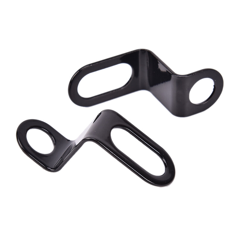 1Pair Black Universal Bicycle Motorcycle Scooter Instrument Brackets ...